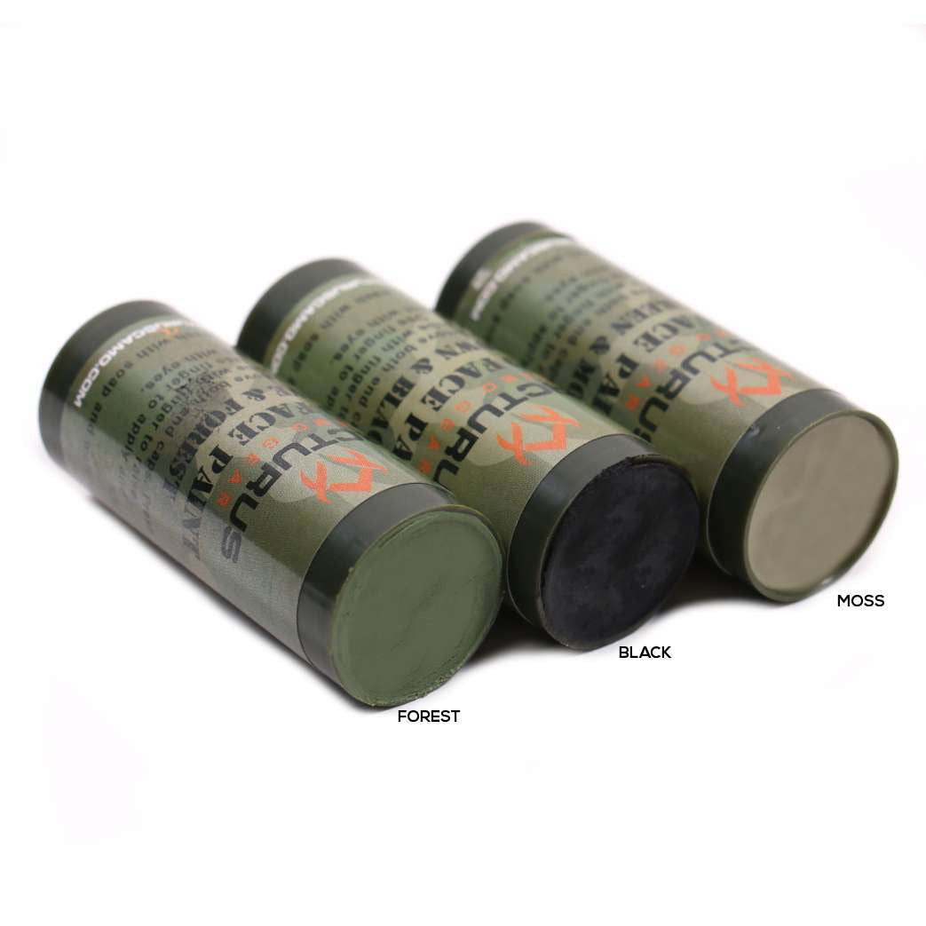 Arcturus Camo Face Paint Sticks - 6 Colors in 3 Double-Sided Tubes ...