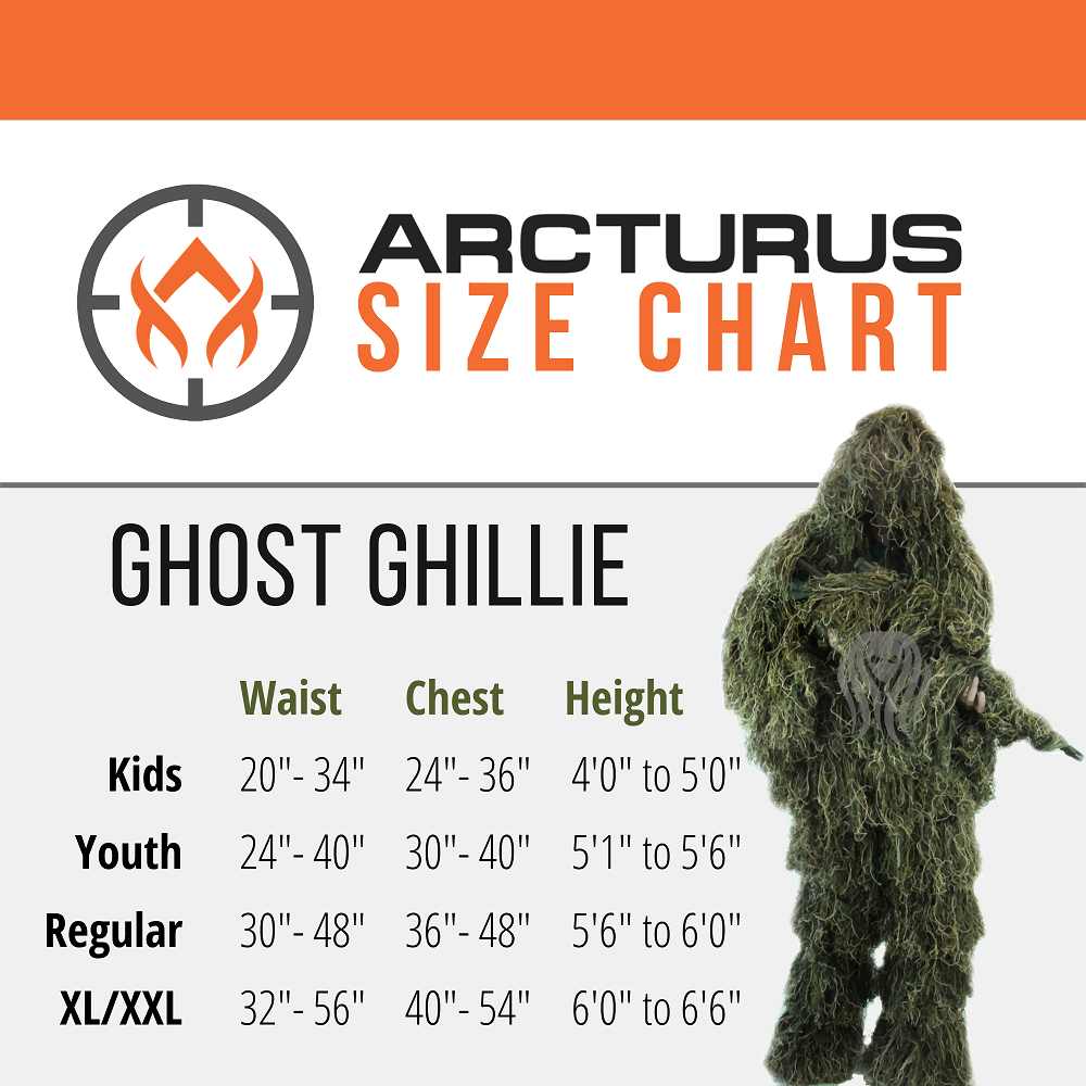 Arcturus Ghost Ghillie Suit - Woodland – Ghillie Suit Warehouse