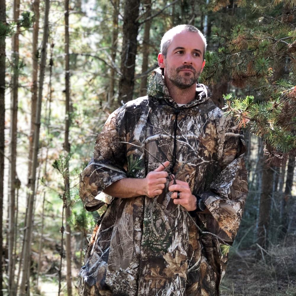 Arcturus Lightweight Waterproof Rain Poncho - Realtree EDGE – Ghillie ...